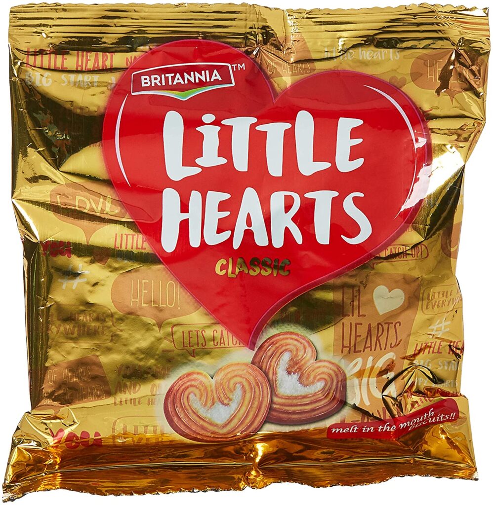Britannia Little Hearts 50.5 gm - My Office Supply