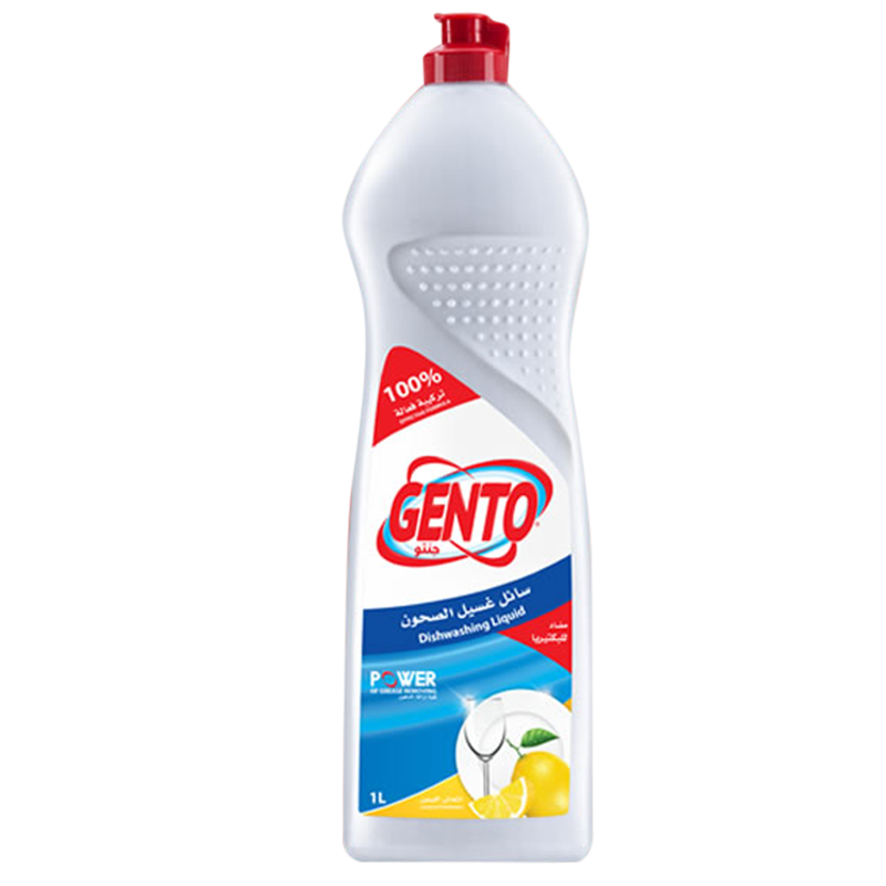 Gento Lemon Freshness Antibacterial Dishwashing Liquid – 1 Ltr - My ...