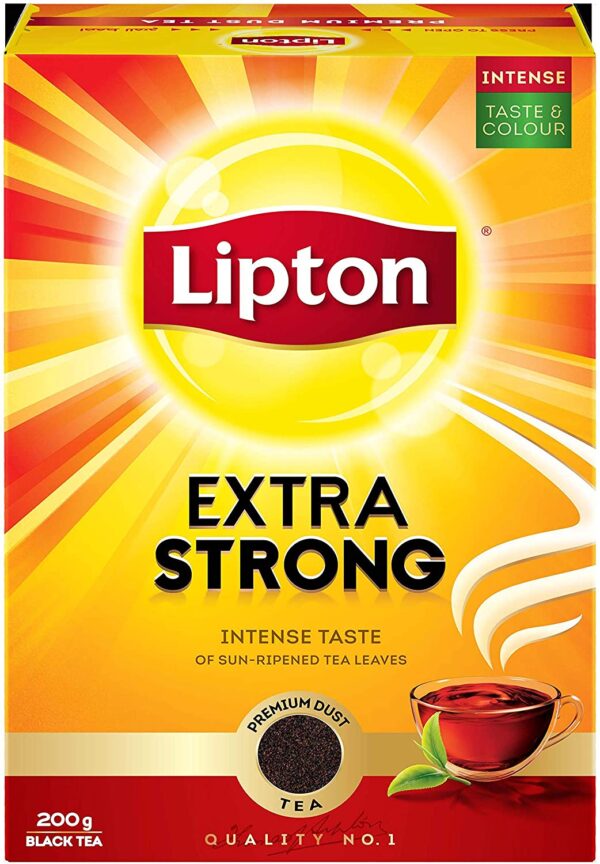 Lipton Extra Strong Black Tea , 200g - My Office Supply